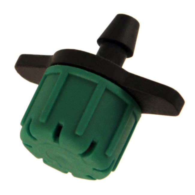 Goteros regulables para riego: gotero regulable rojo y verde