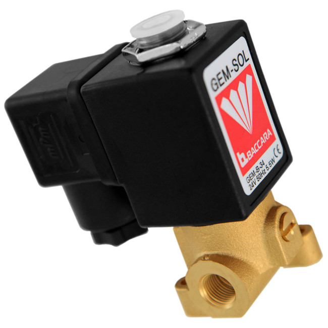 Solenoide Baccara Gemsol, 3 vias - Solenoides Baccara España